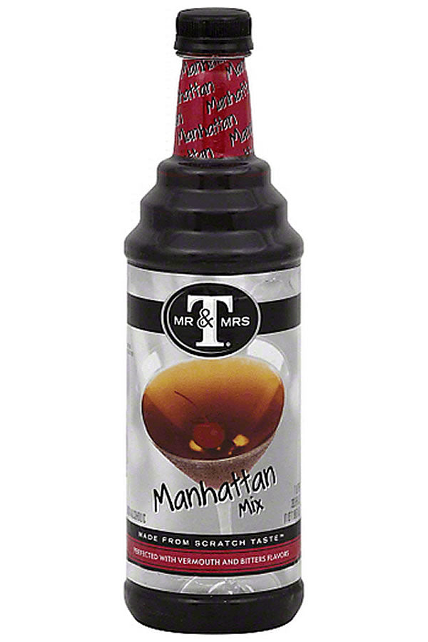 Mr & Mrs T Manhattan Mix 1L | Classic Cocktail Mixer – The Liquor Barn