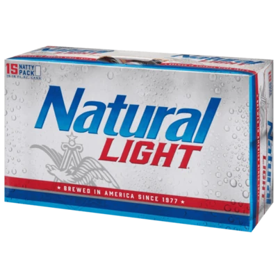 Natural Light 15Pk 12oz Cans | American Light Lager – The Liquor Barn