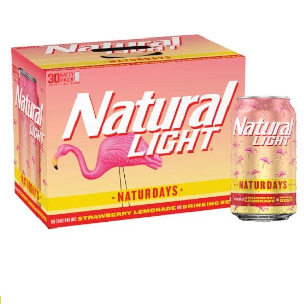 Natural Light Strawberry Lemonade Naturdays 30pk | 4.2% ABV – The ...