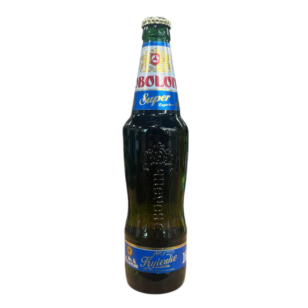 Buy Obolon Kyivske Super 500ML Online – Robust Ukrainian Strong Lager ...
