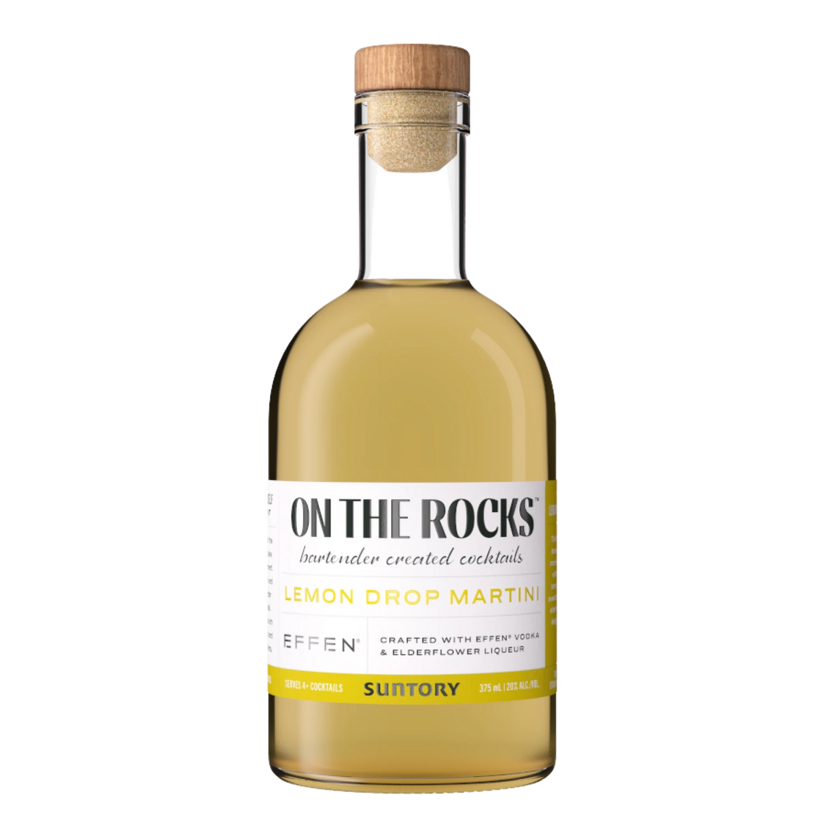 On The Rocks Lemon Drop Martini 375ML | Effen Vodka RTD – The Liquor Barn