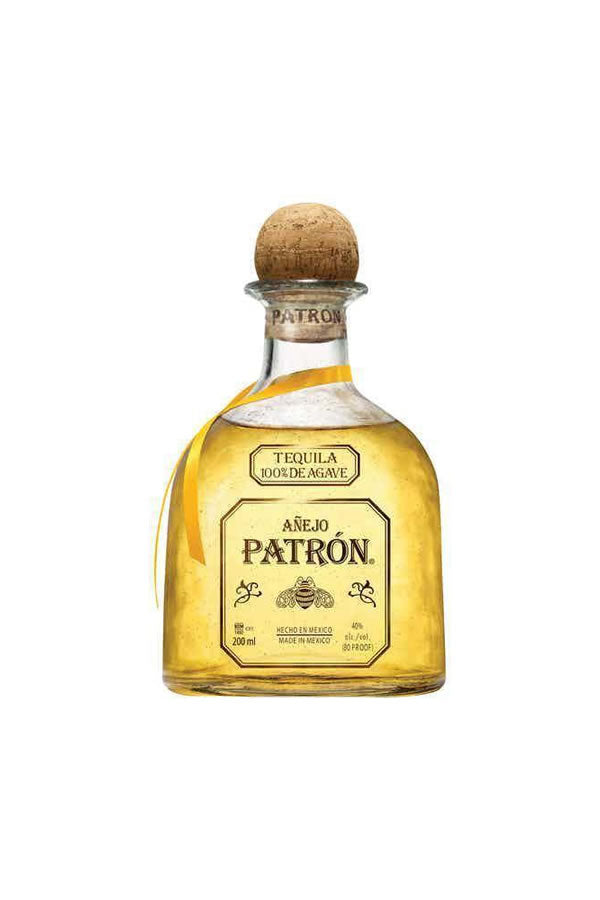 Patrón Añejo Tequila 200ml | Aged 100% Blue Agave – The Liquor Barn