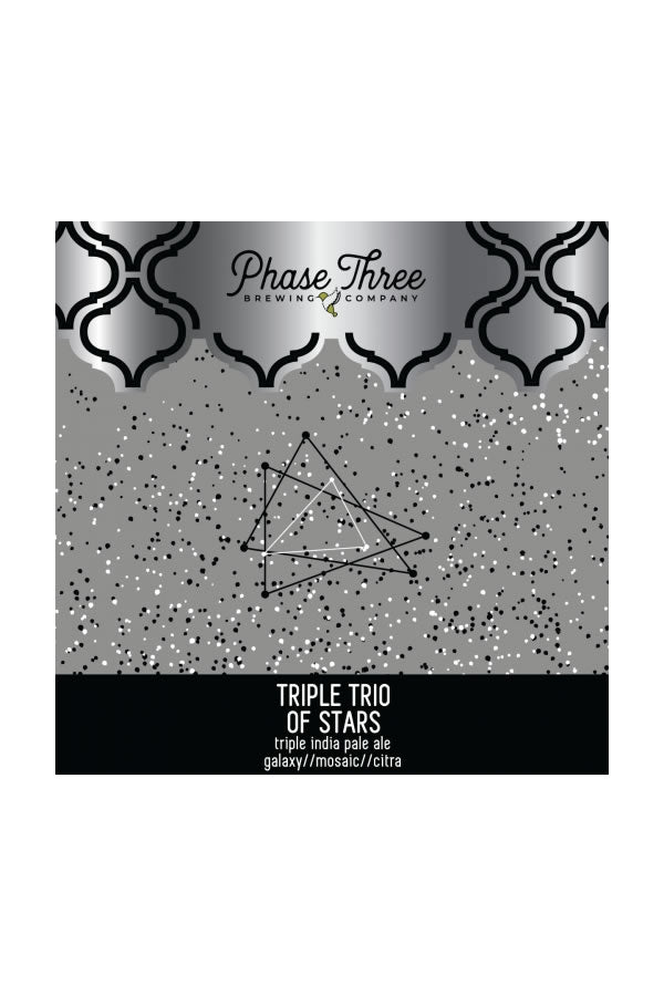 Phase Three Triple Trio Of Stars 4Pk | 10% ABV Triple IPA – The Liquor Barn