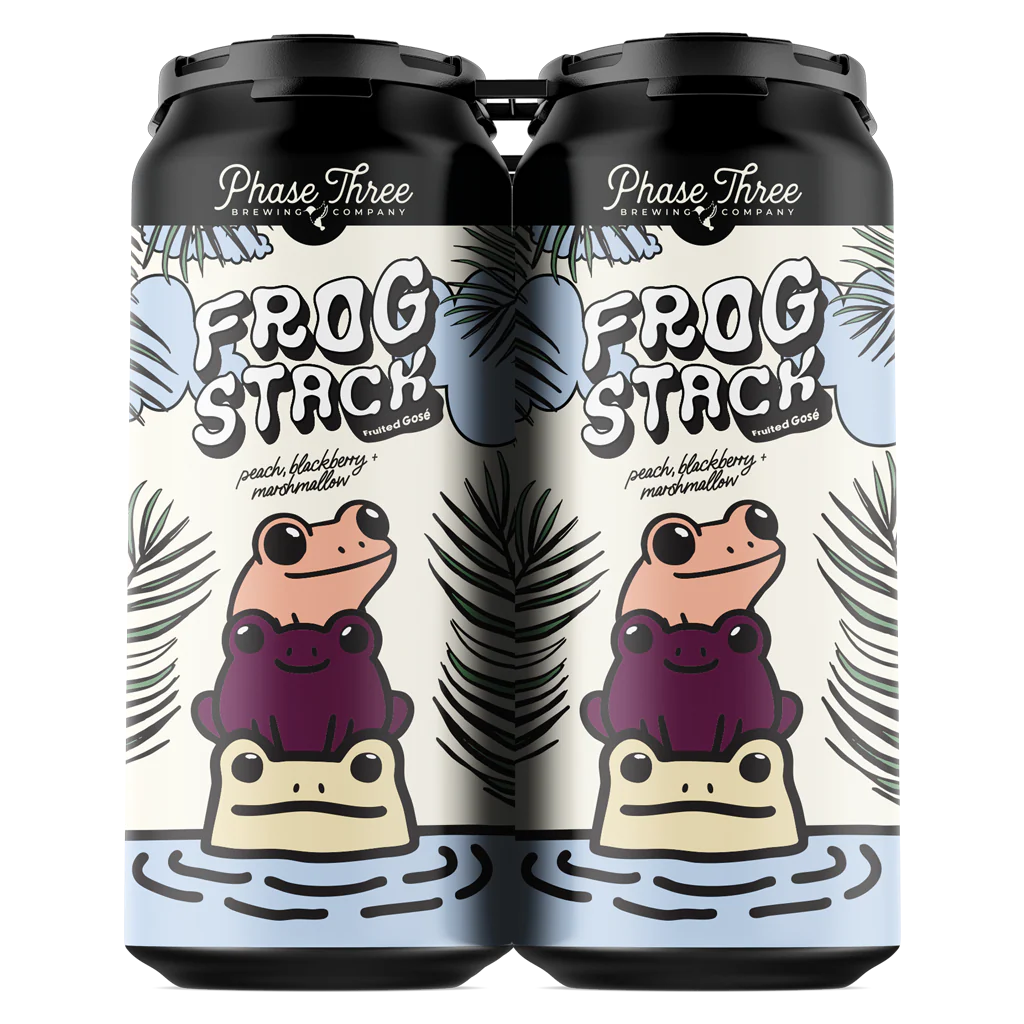 Phase Three Frog Stack Peach Blackberry 4Pk | Fruited Gose – The Liquor ...