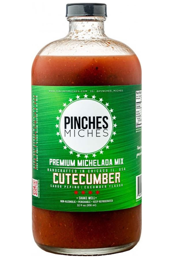 Pinches Miches Cutecumber Michelada Mix 32OZ – The Liquor Barn