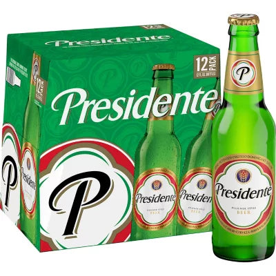 Presidente Lager 12Pk | Dominican Pilsner 5% ABV – The Liquor Barn