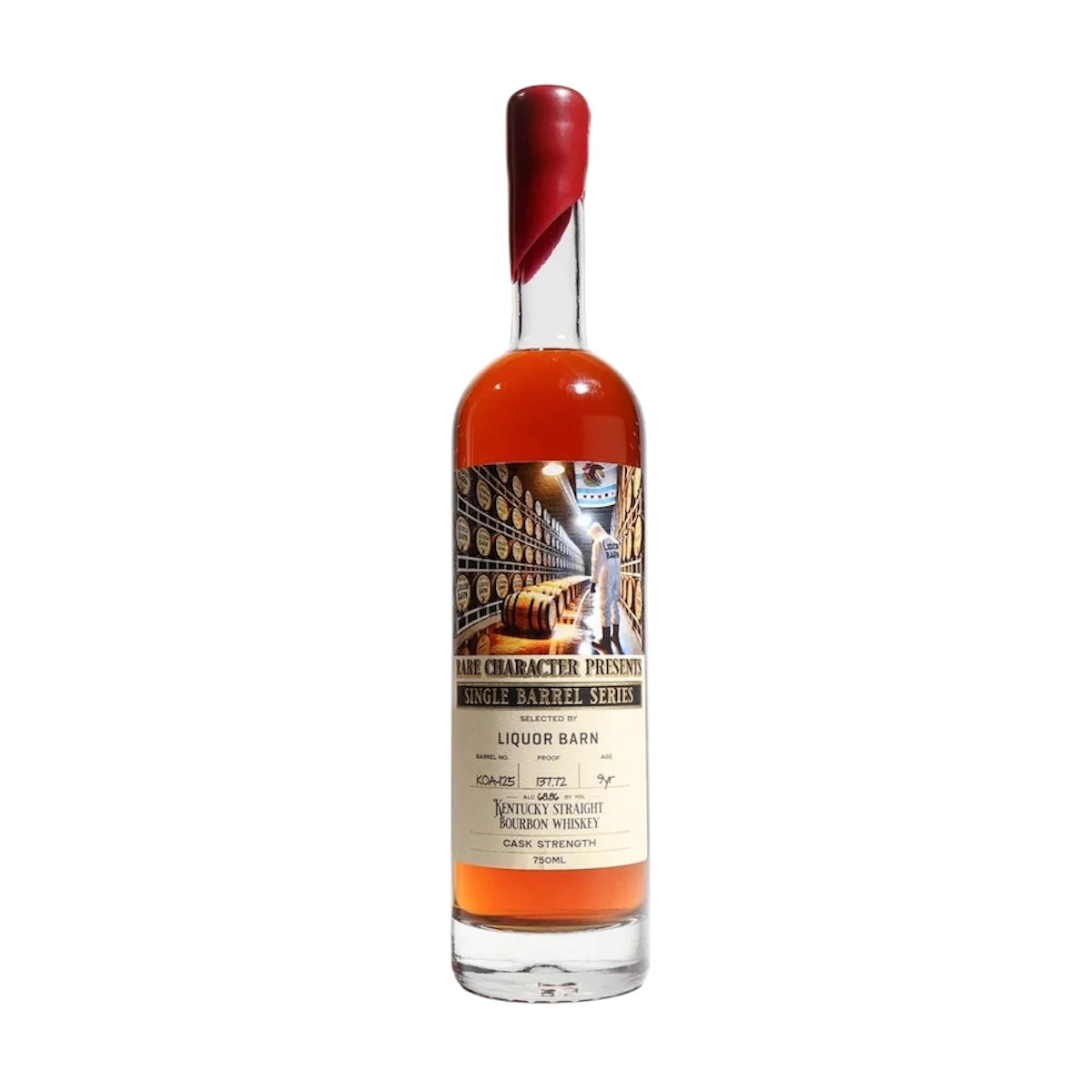 Rare Character Liquor Barn Single Barrel KOA-125 9 Year Bourbon 750ML