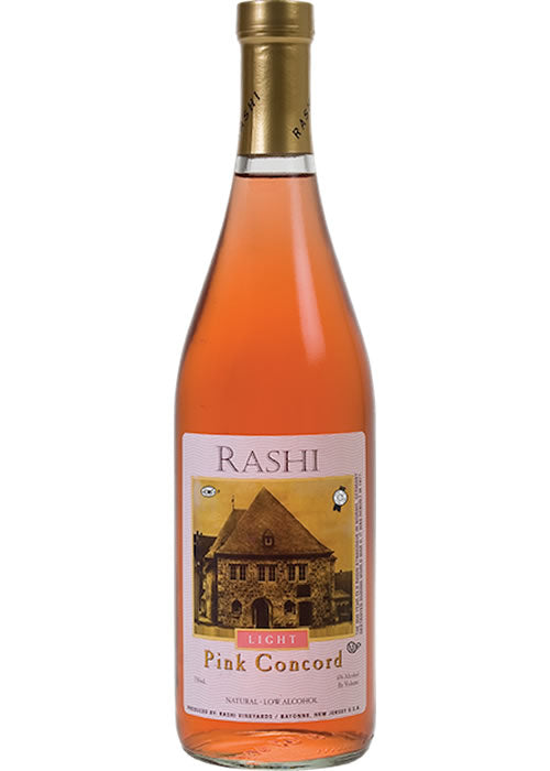 Rashi Light Pink Concord 750ml | Semi-Sweet Kosher Wine – The Liquor Barn