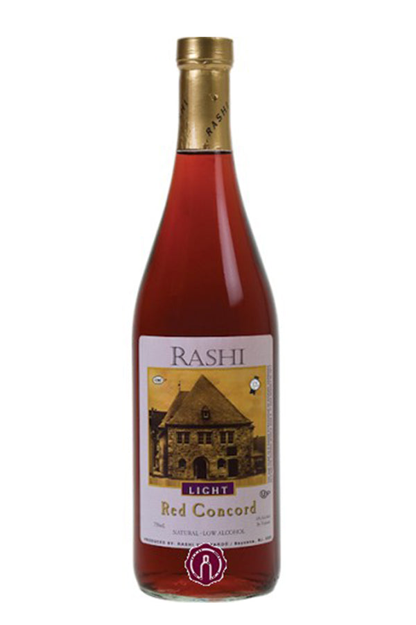Rashi Light Red Concord 750ml | Kosher Concord Wine – The Liquor Barn