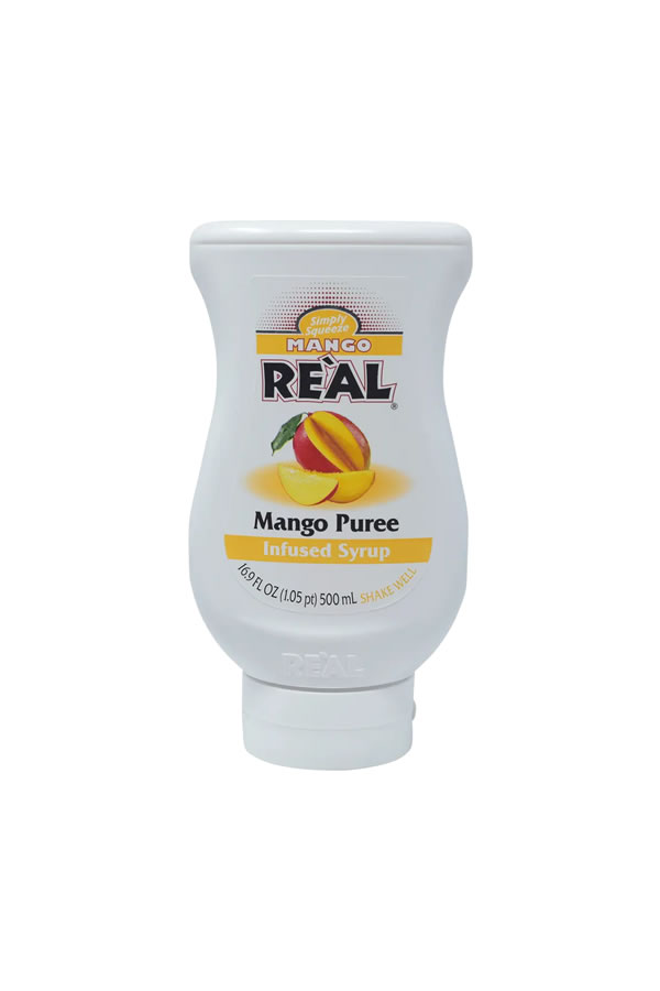 Real Mixers Mango Puree 500ml | Alphonso Mango Syrup – The Liquor Barn