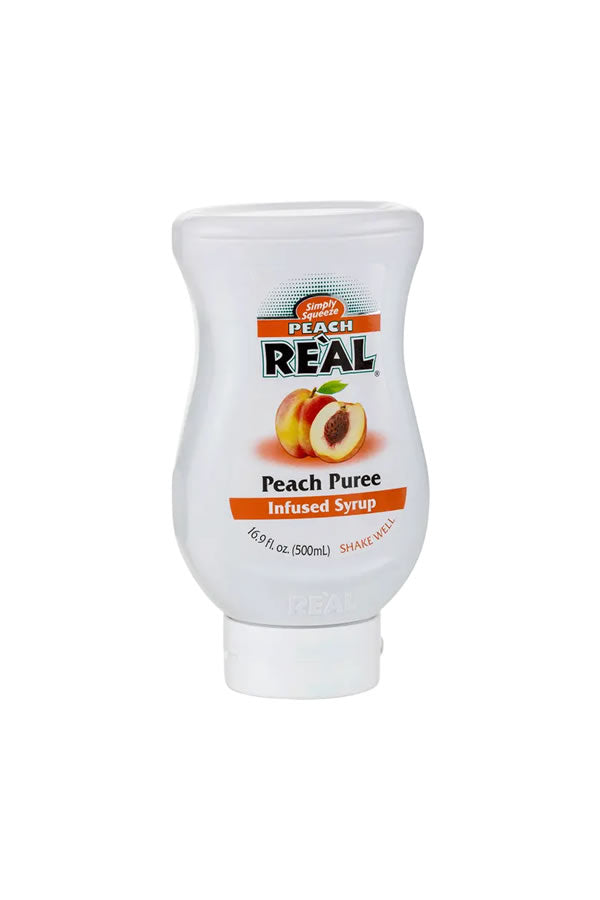 Real Mixers Peach Puree 500ML | Freestone Peach Mixer – The Liquor Barn