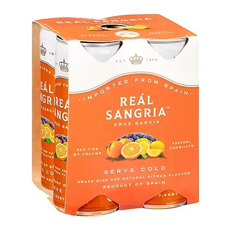 Real Sangria Red 4PK Cans | Spain's #1 Imported Sangria – The Liquor Barn