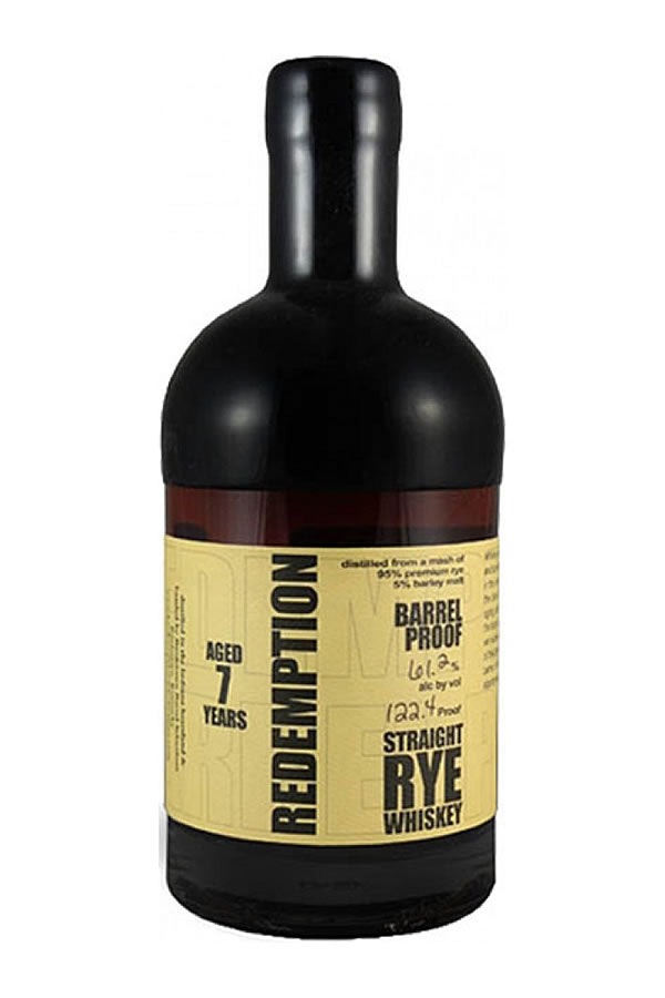 Redemption Rye 7 Year Barrel Proof 750ML – The Liquor Barn