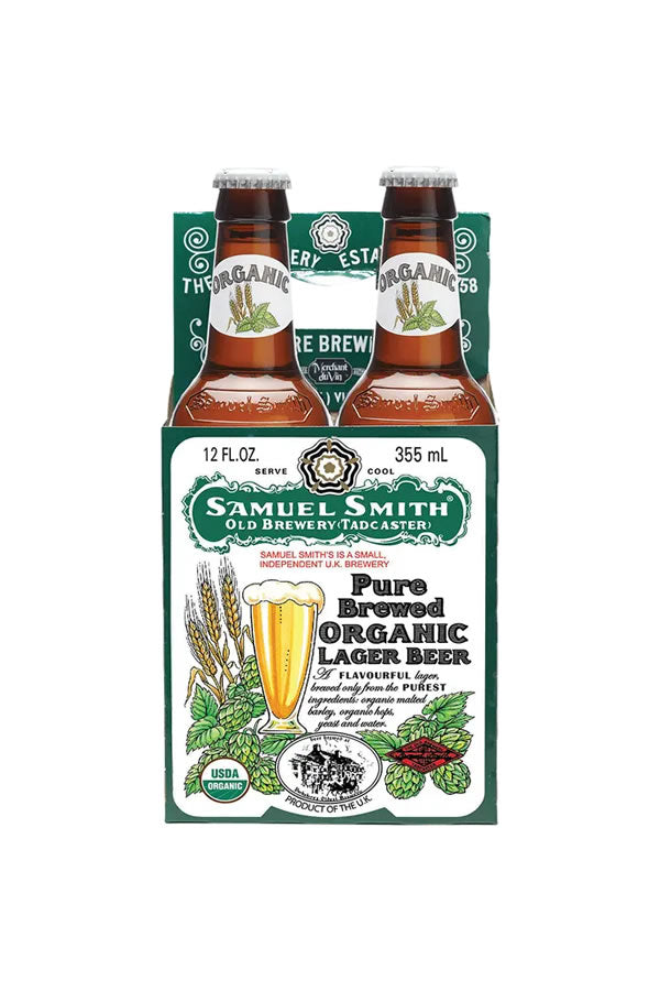 Samuel Smith Organic Pale Lager 4-Pack | Yorkshire Brewery – The Liquor ...