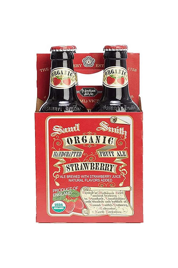 Samuel Smith Organic Strawberry 4Pk | British Fruit Beer – The Liquor Barn
