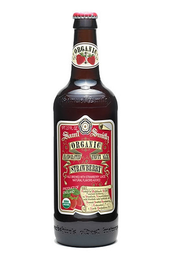 Samuel Smith Organic Strawberry 550ml | English Fruit Ale – The Liquor Barn