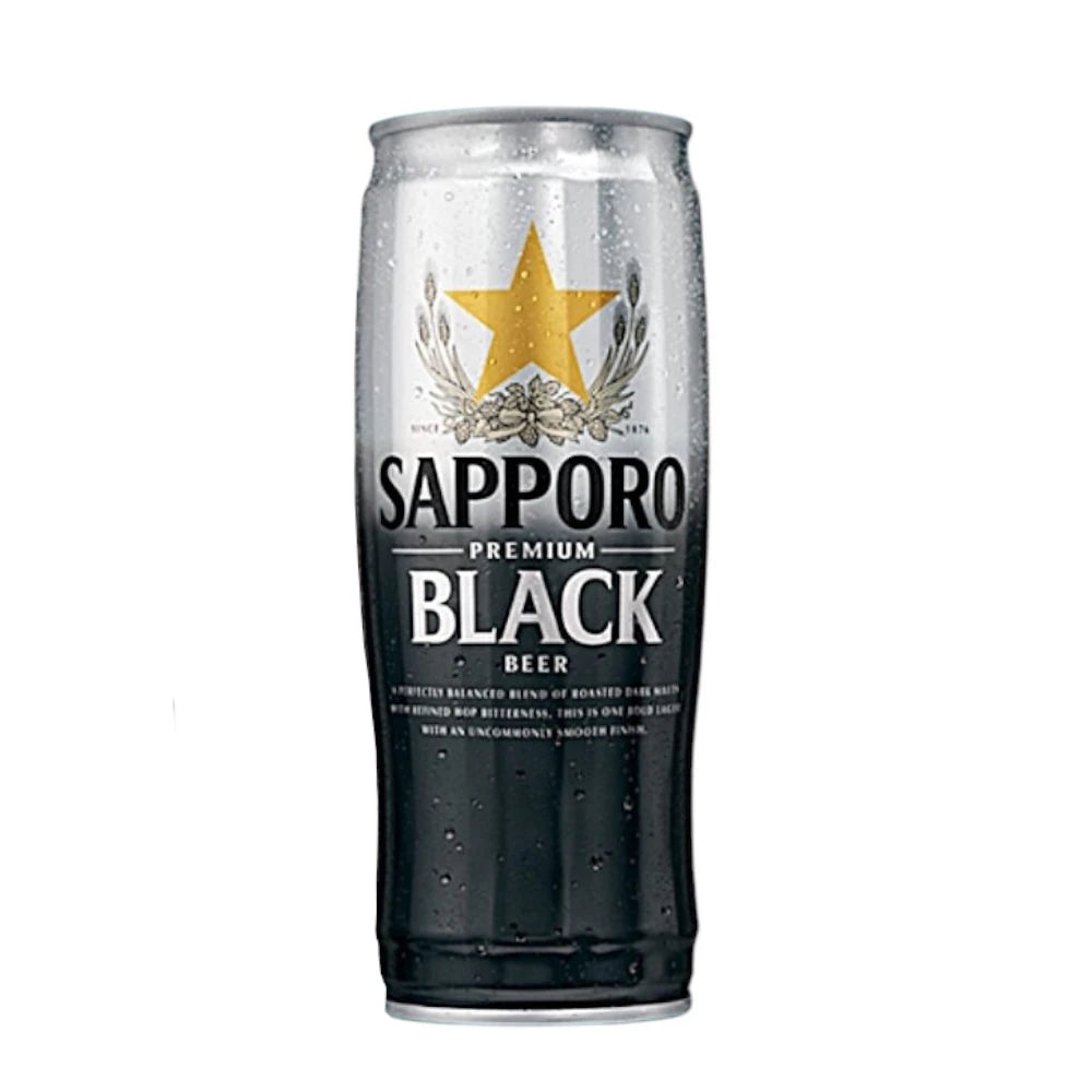 Sapporo Black 22oz Can | Japanese Schwarzbier Dark Lager – The Liquor Barn
