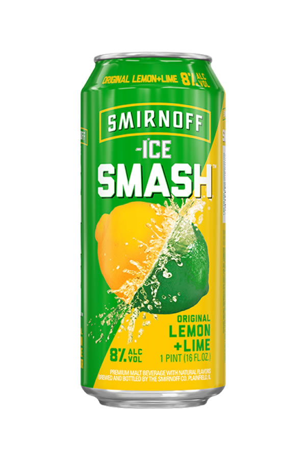 Smirnoff Ice Smash Lemon Lime 23.5OZ – The Liquor Barn