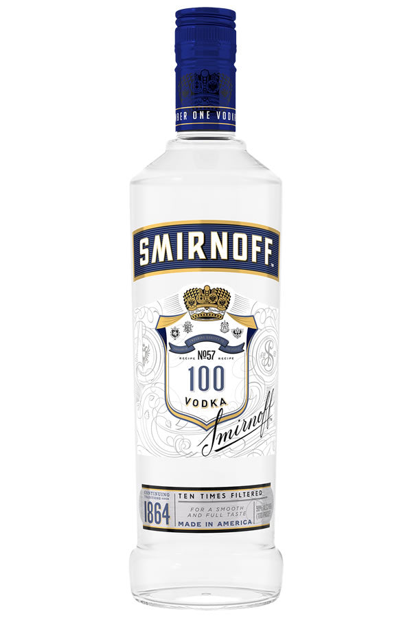 Smirnoff Vodka 100 Proof 750ML | Bold Triple-Distilled – The Liquor Barn