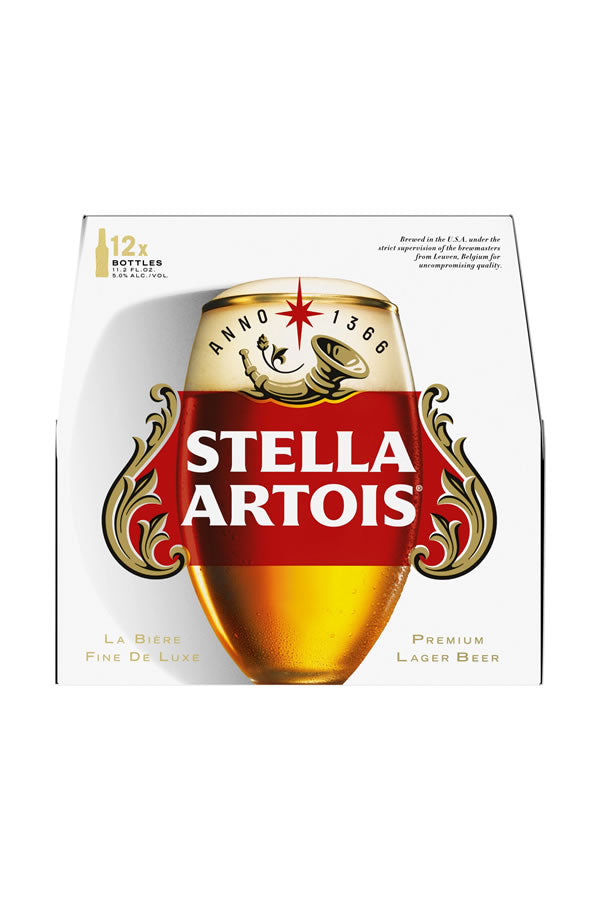Stella Artois 12Pk | Belgian Pilsner Lager | 5% ABV – The Liquor Barn