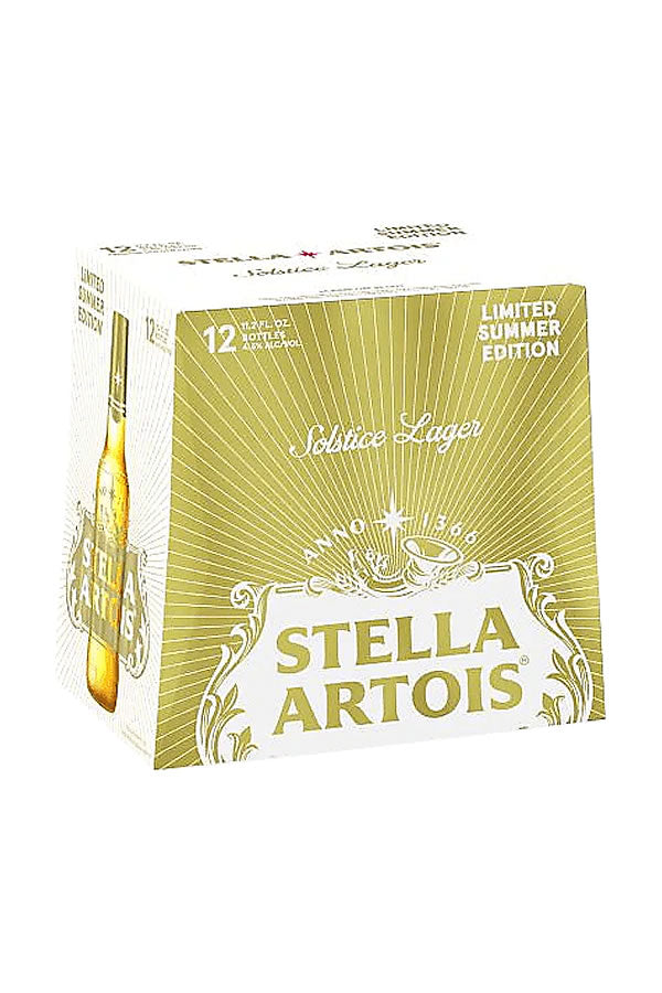 Stella Artois Solstice Lager 12Pk | Citrus-Hop Lager – The Liquor Barn