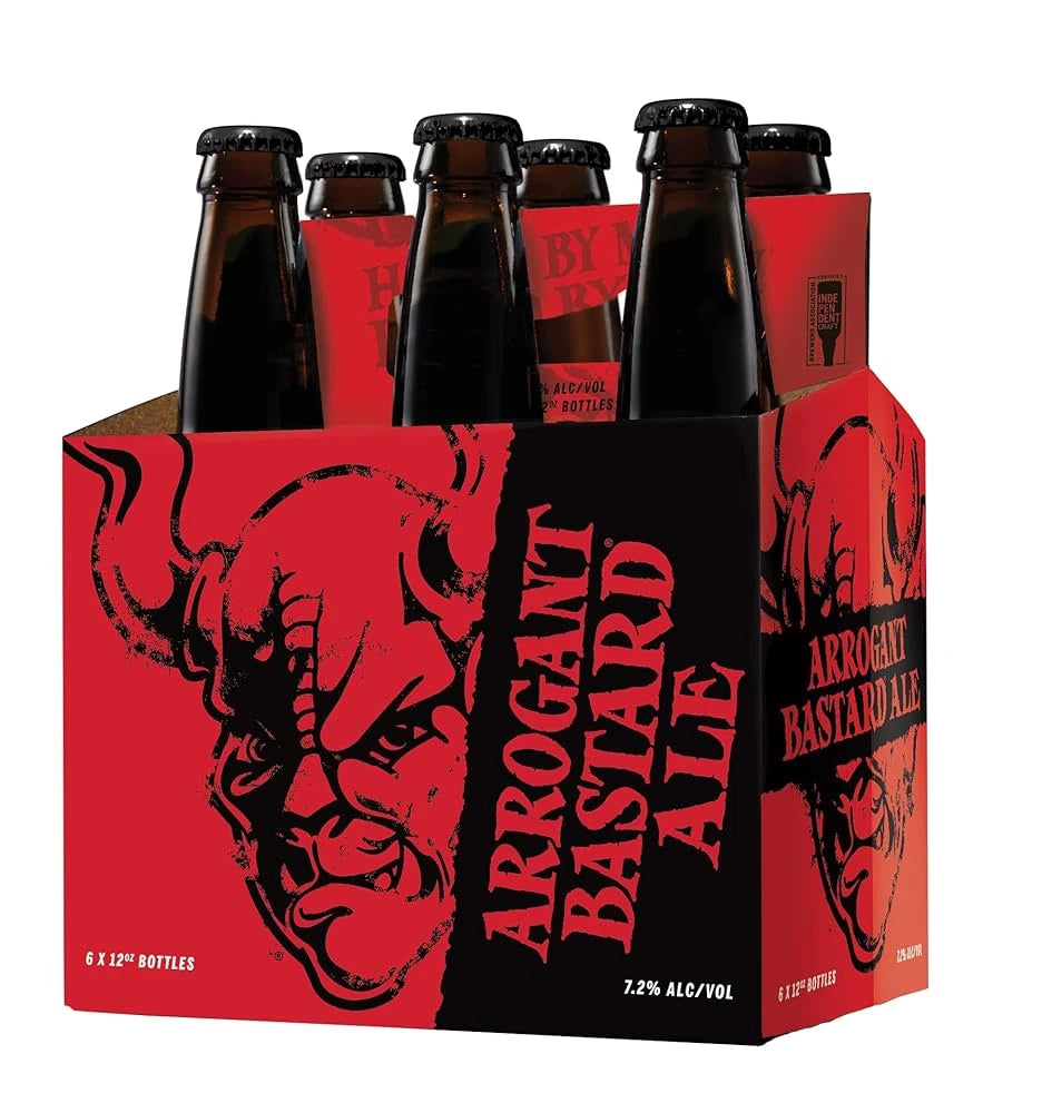 Stone Arrogant Bastard Ale 6Pk | Iconic Strong Ale 7.2% – The Liquor Barn