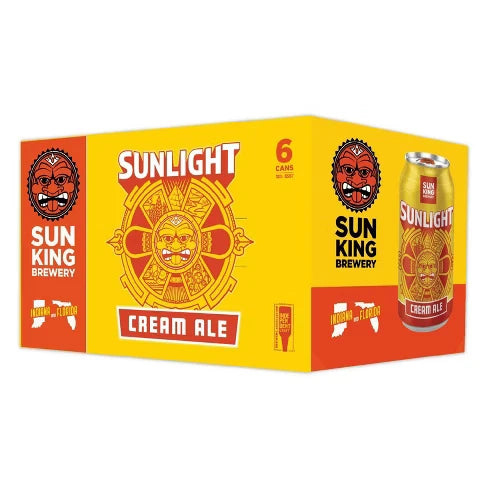 Sun King Sunlight Cream Ale 6Pk | Gold Medal Indiana Beer – The Liquor Barn