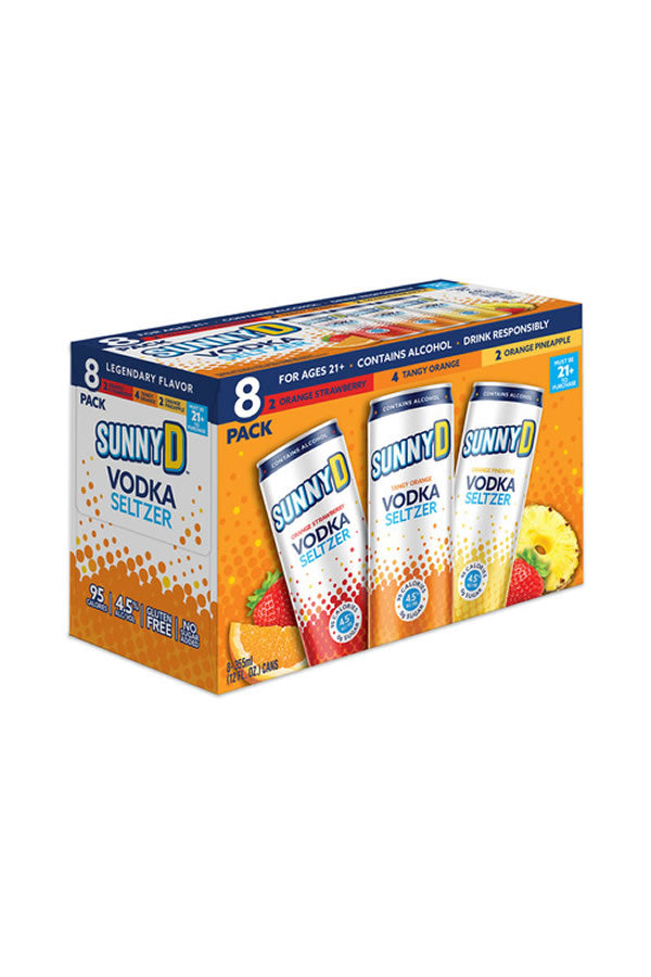 SunnyD Vodka Seltzer Variety 8Pk – The Liquor Barn