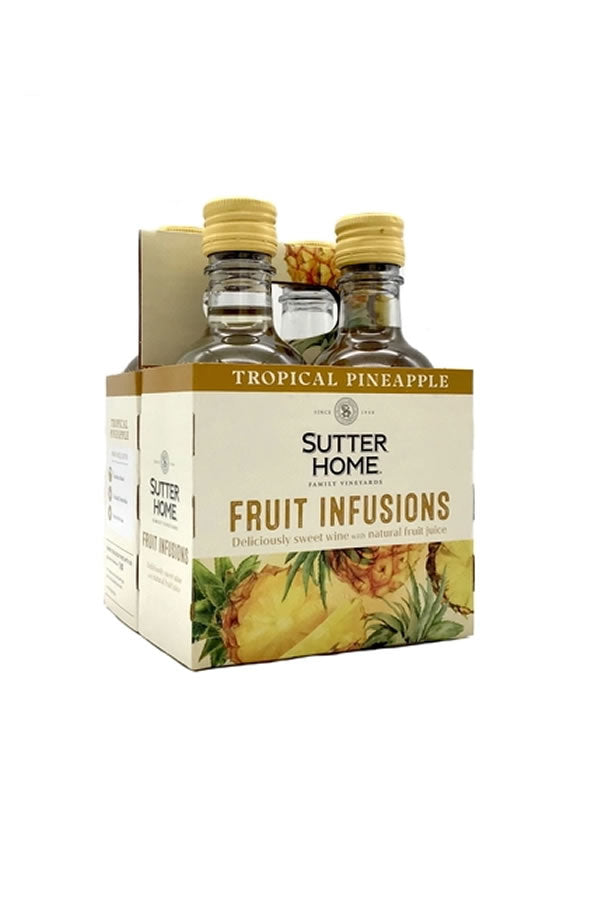 Sutter Home Fruit Infusions Tropical Pineapple 4Pk 187ML – Liquor Barn