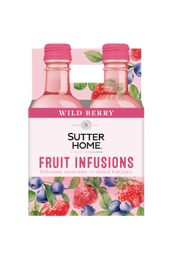 Sutter Home Fruit Infusions Wild Berry 4Pk 187ML – Liquor Barn