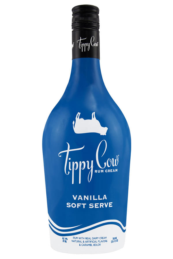 Tippy Cow Vanilla Soft Serve 750ML | Wisconsin Rum Cream – The Liquor Barn