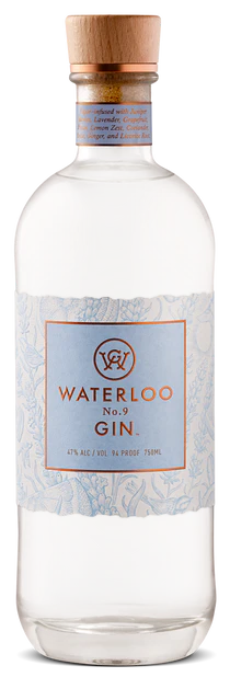 Waterloo No. 9 Gin 750ML | 94-Pt Vapor-Infused Texas Gin – The Liquor Barn