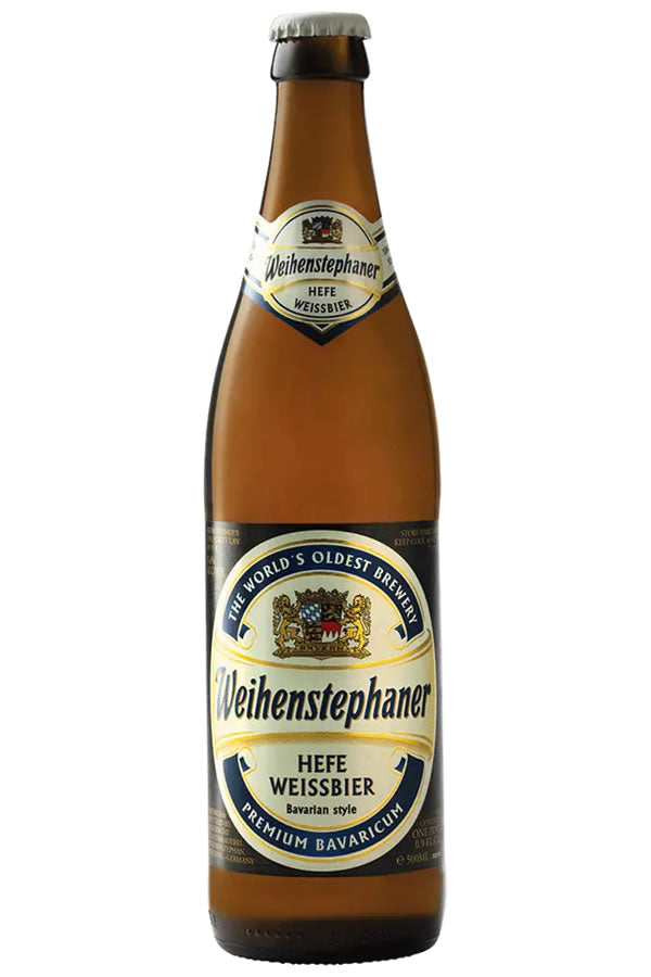 Weihenstephaner Hefe Weissbier 500ml | Bavarian Wheat Beer – The Liquor ...