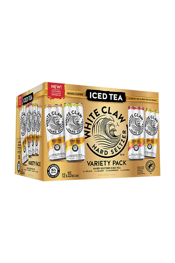 White Claw Hard Seltzer Iced Tea 12Pk | Brewed Tea Blend – The Liquor Barn