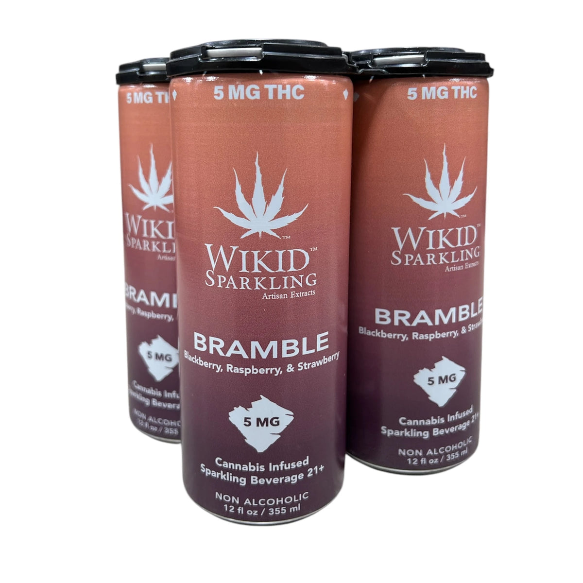 Wikid Sparkling Bramble 5MG 4P – Liquor Barn