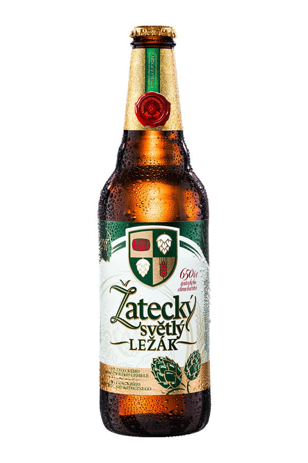 Zatecky Svetly Lezak 500ML | Premium Czech-Style Pilsner – The Liquor Barn