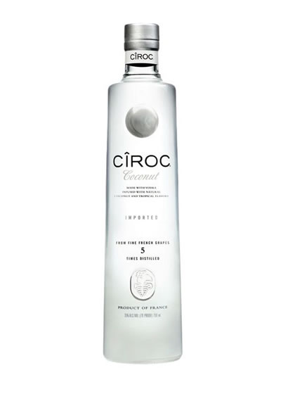 Cîroc Coconut Vodka 750ML | French Grape-Distilled Tropical – The ...