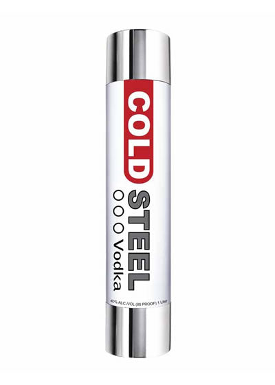 Cold Steel Vodka 1L | Five-Distilled Oregon Wheat Vodka – The Liquor Barn