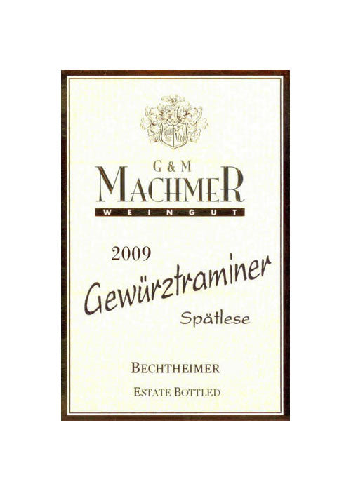 G&M Machmer Gewurtztraminer Spatlese – Liquor Barn