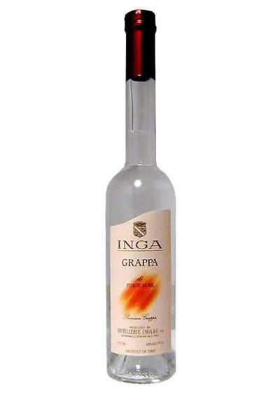 Inga Pinot Noir Grappa 375ML – The Liquor Barn