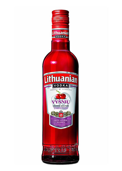 Lithuanian Cherry Vodka 750ML | Real Cherries Inside – The Liquor Barn