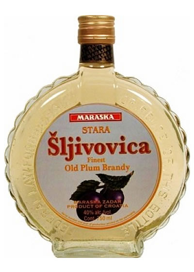 Maraska Slivovica Plum Brandy 750ML – Traditional Slivovitz Rakija ...