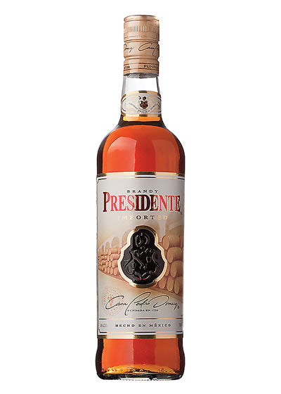 Presidente Brandy 750ML | Mexican Solera Reserve Brandy – The Liquor Barn