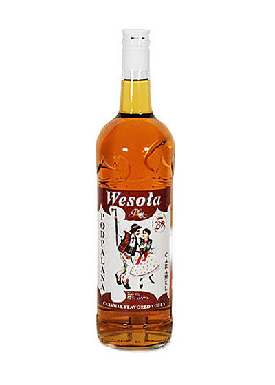 Wesola Caramel Vodka 750ml | Polish Triple-Distilled Grain – The Liquor ...